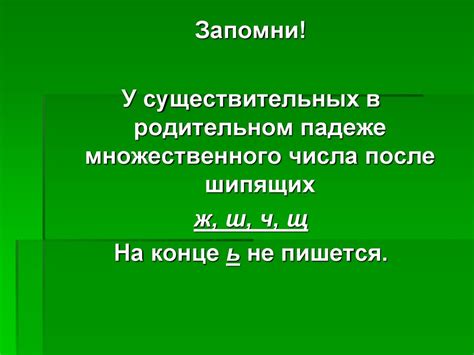 Родительный падеж имён существительных множественного числа презентация онлайн