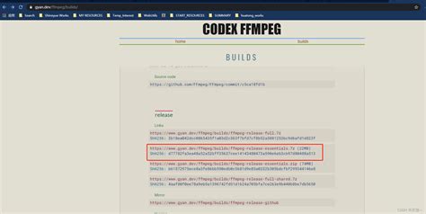 ffmpeg 安装教程windowsandlinux centos版 ffmpeg安装 csdn博客