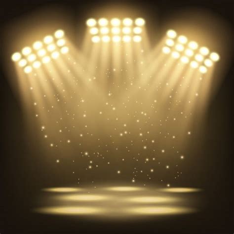 Bright Stadium Spotlights Background Background For Spotlight Stage