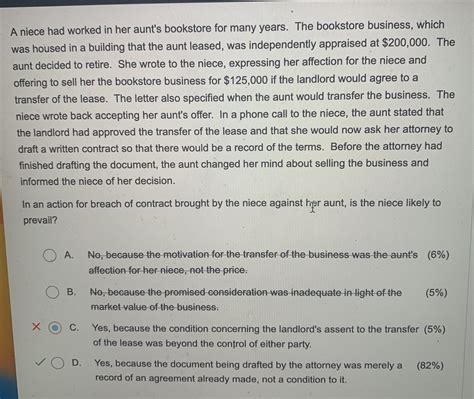 Can Someone Explain Why C Isnt Correct Rbarexam