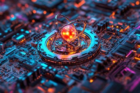 Exploring The Realm Of Future Technology The Image Merges Quantum Supercomputers With The