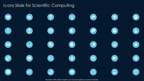 Icons Slide For Scientific Computing Ppt Introduction Ppt Template