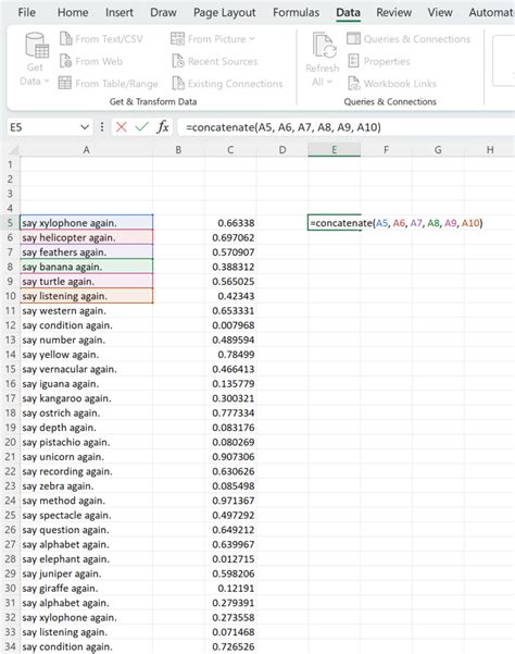 Generating Prompt Lists For Deeplabcut In Microsoft Excel Nc State