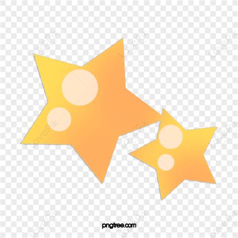 기하 노란색 다섯개 별 일러스트 축제 이벤트 장식기하학적옐로우 Png 일러스트 무료 다운로드 Lovepik