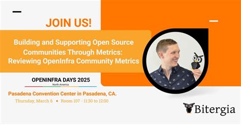 bitergia on linkedin openinfradays opensource communitymetrics