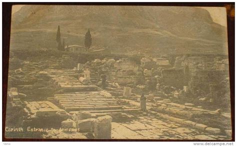 Grèce Antigua Postal De Corinth Grecia Greece No Circulada
