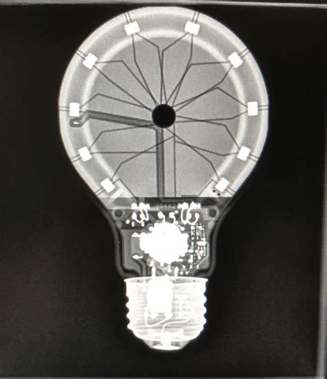 X-ray of an LED bulb from Philips : r/XRayPorn