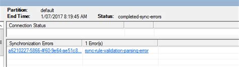 Resolving Microsoft Identity Manager Sync Rule Validation Parsing