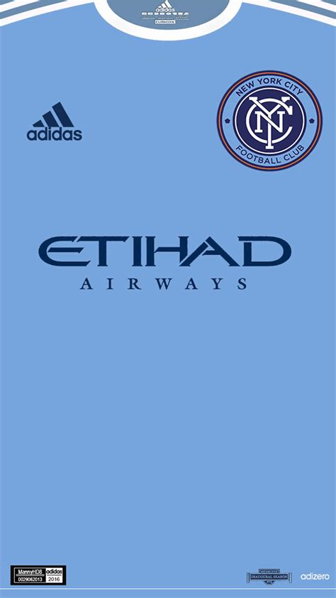 Download New York City Fc Jersey Close Up Shot Wallpaper