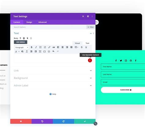 How To Create A Custom Footer With Divis Theme Builder Ask The Egghead Inc
