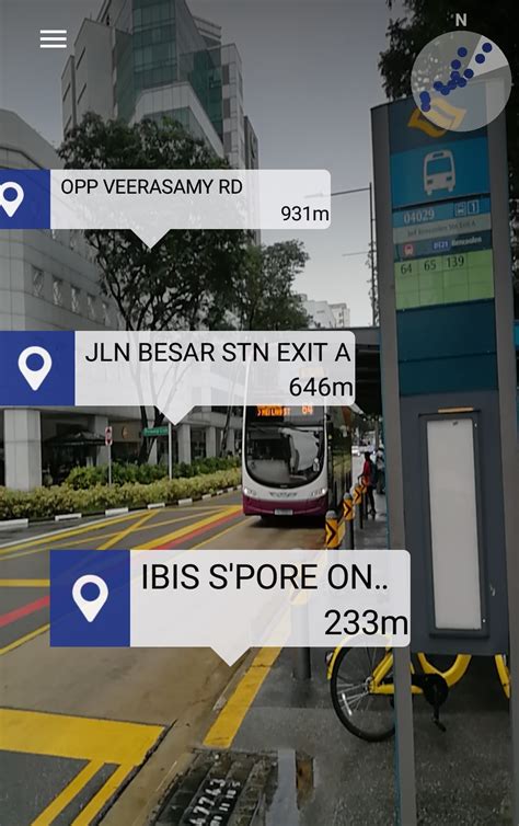 Mavis App Augmented Reality For Bus Stop Locations Land Transport Guru