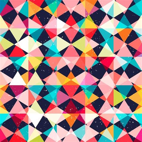 Premium Vector Mosaic Seamless Pattern