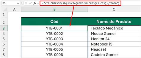 Função Texto Com A Função SequÊncia No Excel Ninja Do Excel