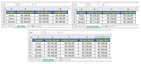 Consolidar No Excel Excel Easy