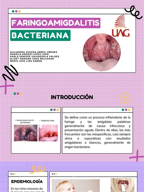 Faringoamigdalitis Bacteriana Pdf Enfermedades Y Trastornos Especialidades Medicas