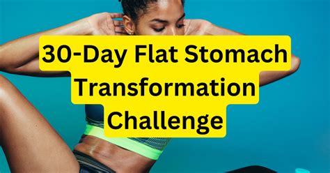 Flat Stomach Challenge Before And After