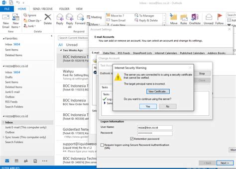 Security Alert In Outlook About Certificate At Thomas Castro Blog