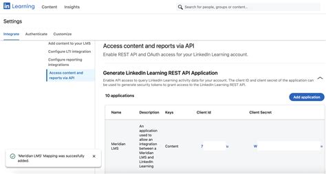 Linkedin Learning And Meridian Deep Integration Guide Linkedin Microsoft Learn