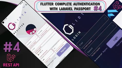 Flutter Full Api Authentication Part 4 Laravel Passport Apis Phone