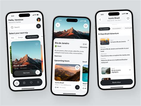Travel Mobile App By Ronas It Ui Ux Team On Dribbble