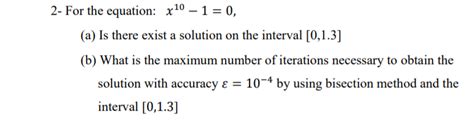Solved Types And Definitions Of Error Fixed Point Method
