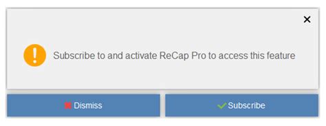 Subscribe To And Activate ReCap Pro To Access This Feature When Using ReCap Cloud Services