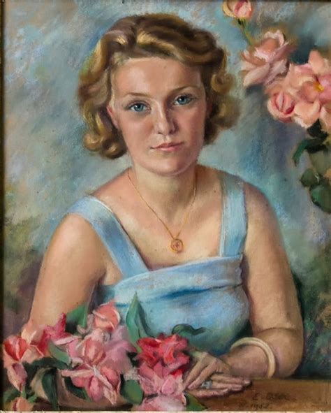 Elisabeth Oser Xix Xx Jeune Femme And Roses No Reserve Auction Online Catawiki