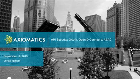 Api Security Oauth Openid Connect And Abac Ppt Download