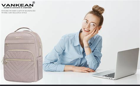 Vankean 173 Inch Laptop Backpack For Women Work Laptop Bag