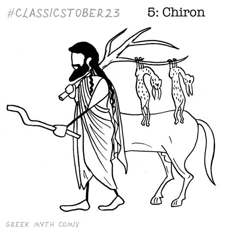 Classicstober23 5 Chiron Greek Myth Comix