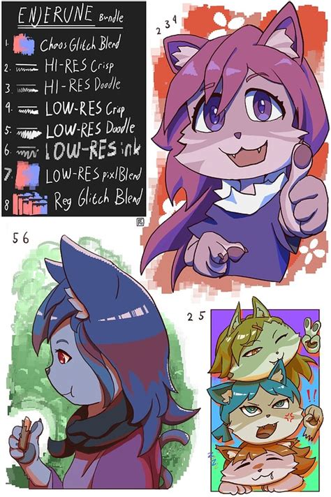 Updated Free Pixelated Glitch Brush Pack Brushes And Bundles Krita Artists