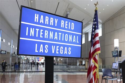 Las Vegas Airport Officially Named Harry Reid International Airport