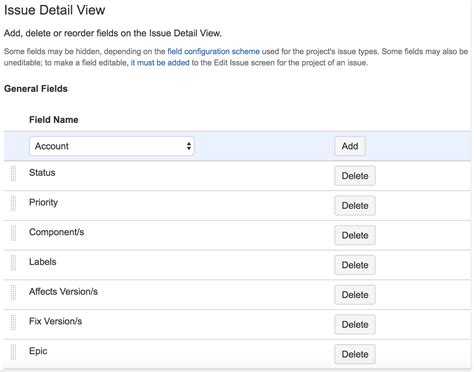 Configuring The Issue Detail View Atlassian Support Atlassian Documentation