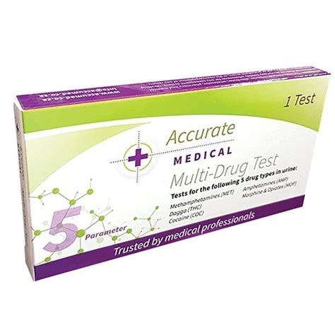 5 Panel Drug Test Single Click For Wellness