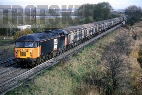 35mm Slide Br British Rail Diesel Loco Class 56 56111 Lea Marston 1996