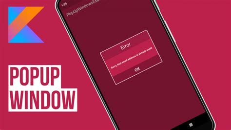How To Create A Popup Window In Android Using Kotlin John Codeos