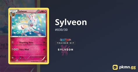 Sylveon 030 30 Xy Trainer Kit Sylveon Pkmn Gg