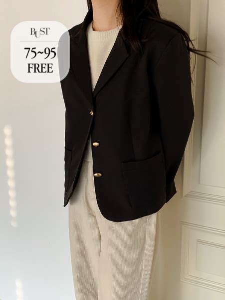 포멀 싱글 자켓 아우터어깨패드