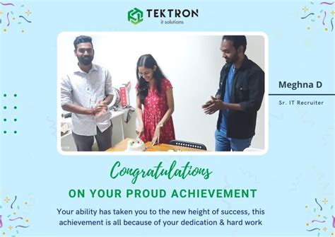 Tek Tron It On Linkedin Employeeengagement Employeeachievement Employeeappreciation Tektronit