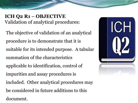Ich Q2 Analytical Method Validation Pptx