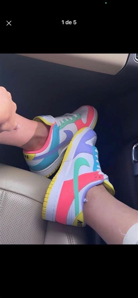 Tênis Nike Dunk Low Easter Candy Tênis Feminino Nike Usado 97271347 Enjoei