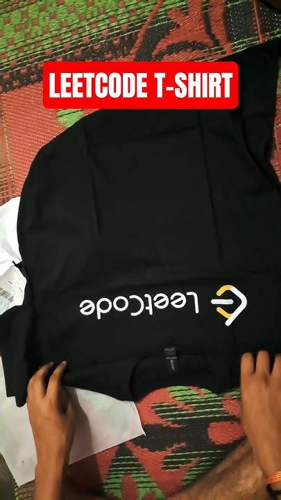 Finally Received My Leetcode T Shirt Unboxing And Review Leetcode Swag Youtube