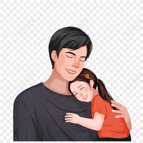 Lovepik صورة PNG id الرسومات بحث صور الأب يحمل طفله
