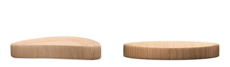 백색 배경에 고립된 3d 나무 포디움 ⁇ 터 자연 나무 플랫폼의 현실적인 일러스트레이션 화장품 프레젠테이션 둥근 및 추상적인 모양의 무대 접시 수시를 제공하기 위해 무료 벡터