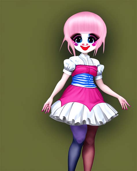 Cirus Funny Girl Clown Kawaii Chibi · Creative Fabrica