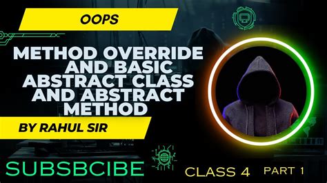 Method Override And Basic Abstract Class And Abstract Method Part 1