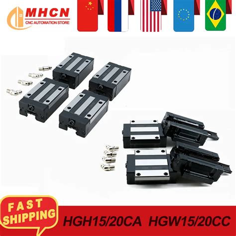 MHCN RU EU Warehouse Pcs Lot HGH CA HGW CC HGH CA HGW CC For Linear Guides HGR HGR