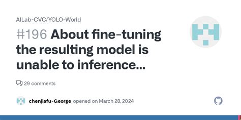 About Fine Tuning The Resulting Model Is Unable To Inference Images