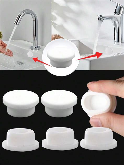 Pcs Plastic Sink Hole Overflow Covers For Kitchen And Bathroom Includes Drain Cover For