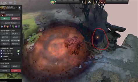 Warlocks Position Given Away Through Fog While Casting Upheaval With Hellborn Grasp Immortal